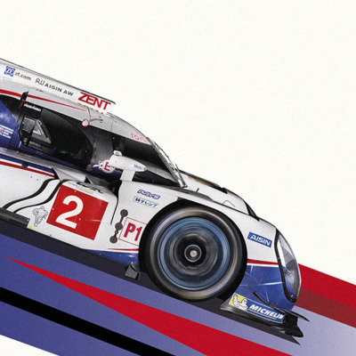 Rocket & Wink | Work | Toyota | Toyota. WEC Racing Posters.